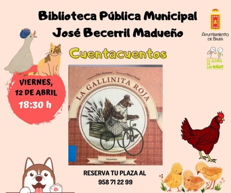 Cuentacuentos - 'La gallinita roja' - Bazaturismo.com