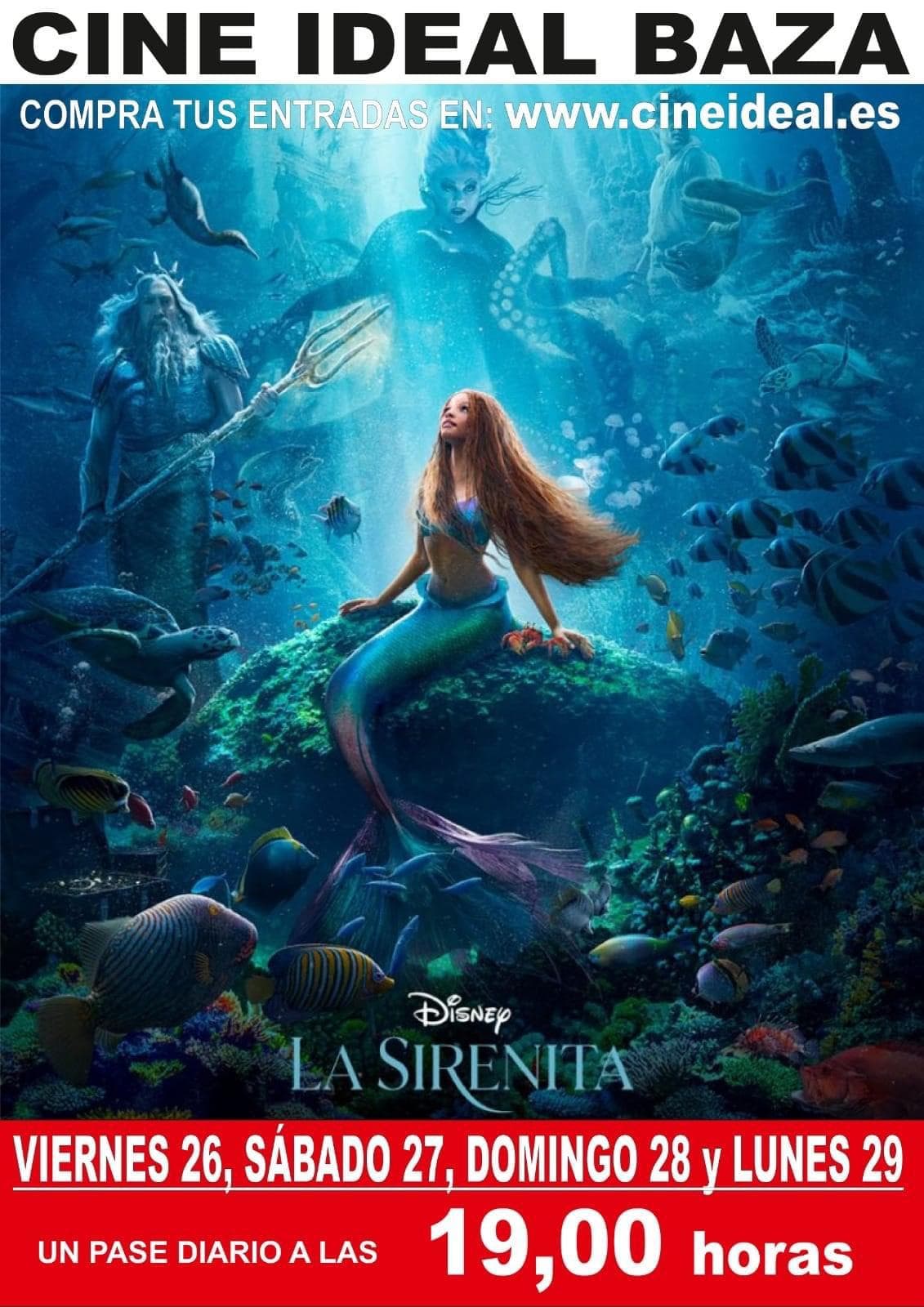 Cartel De La Pelicula Disney La Sirenita Bajo El Mar! Revela Disney